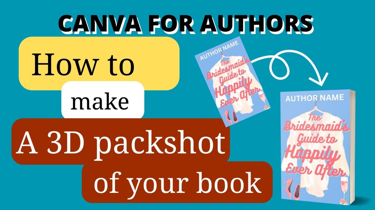 Canva for Authors: How to turn your ebook cover into a 3D book image ...